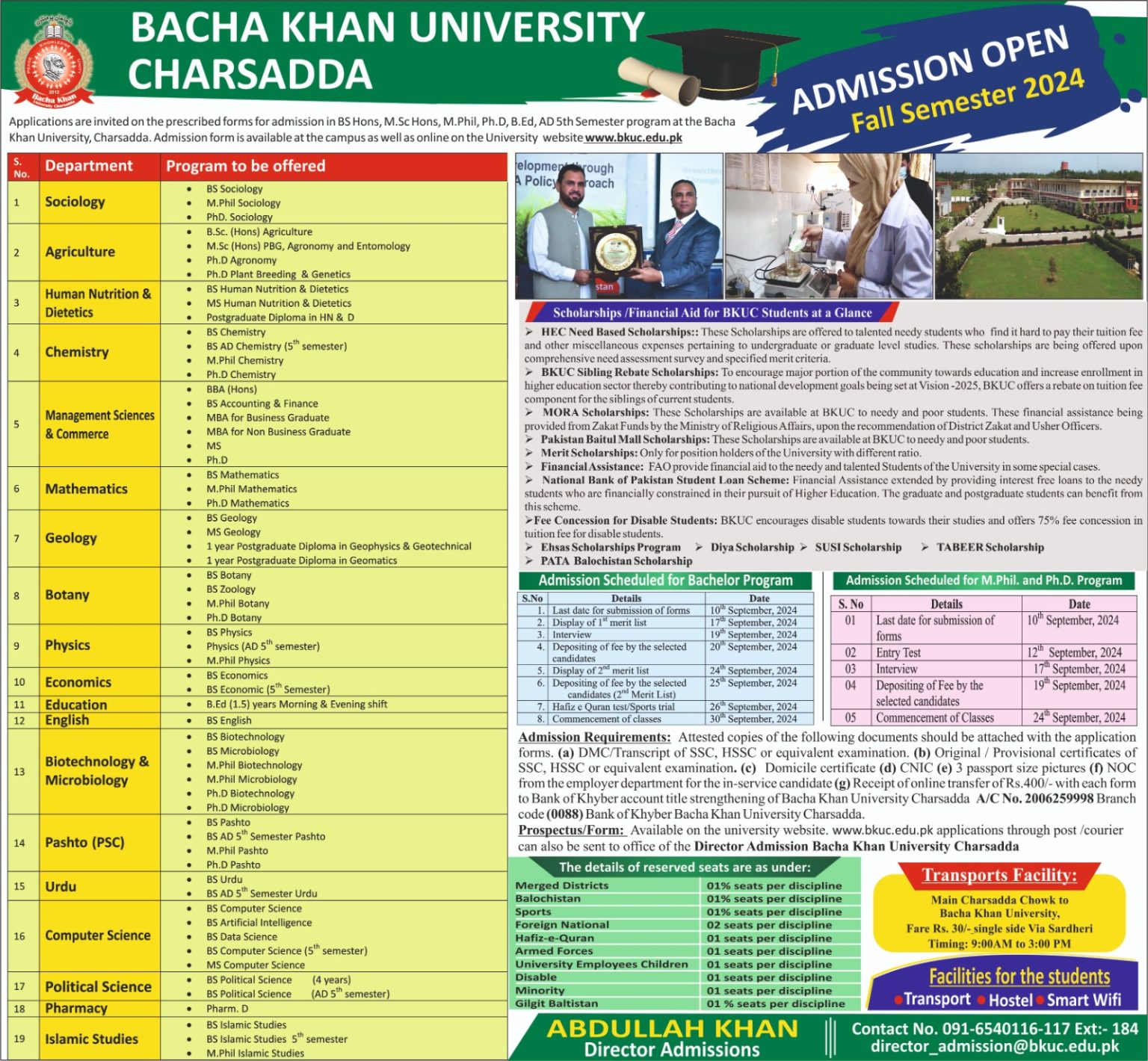 BKUC – Bacha Khan University Charsadda